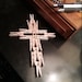 Miniature Mini Clothespin Cross Wall Art Trivet - Etsy