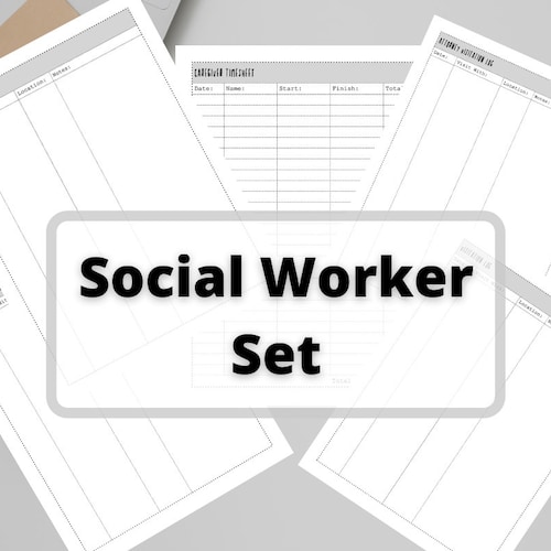 Social Work Case Worker Caseworker Foster Care Binder Starter - Etsy