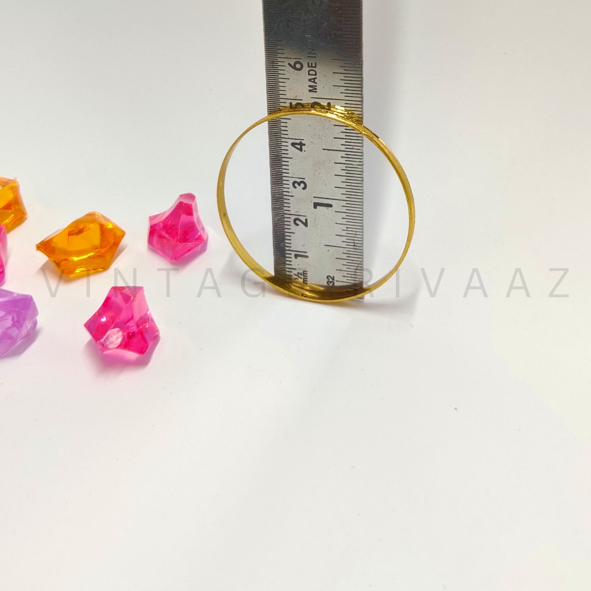 Kids Gold Bangles for Girls, Indian Gold Bangles for Small Wrist Kids ...