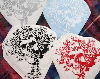 Grateful Dead Sticker/electric Skull and Roses /bertha . Car Sticker ...