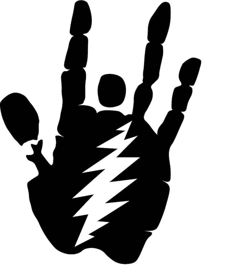 Jerry Garcia Hand W/ 13 Point - Etsy