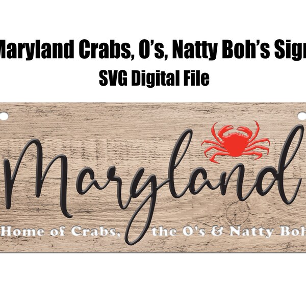 Maryland Sign - Etsy