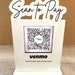 Point of Sale Scan to Pay Stand SVG, Scan to Pay Sign Svg File, Venmo ...