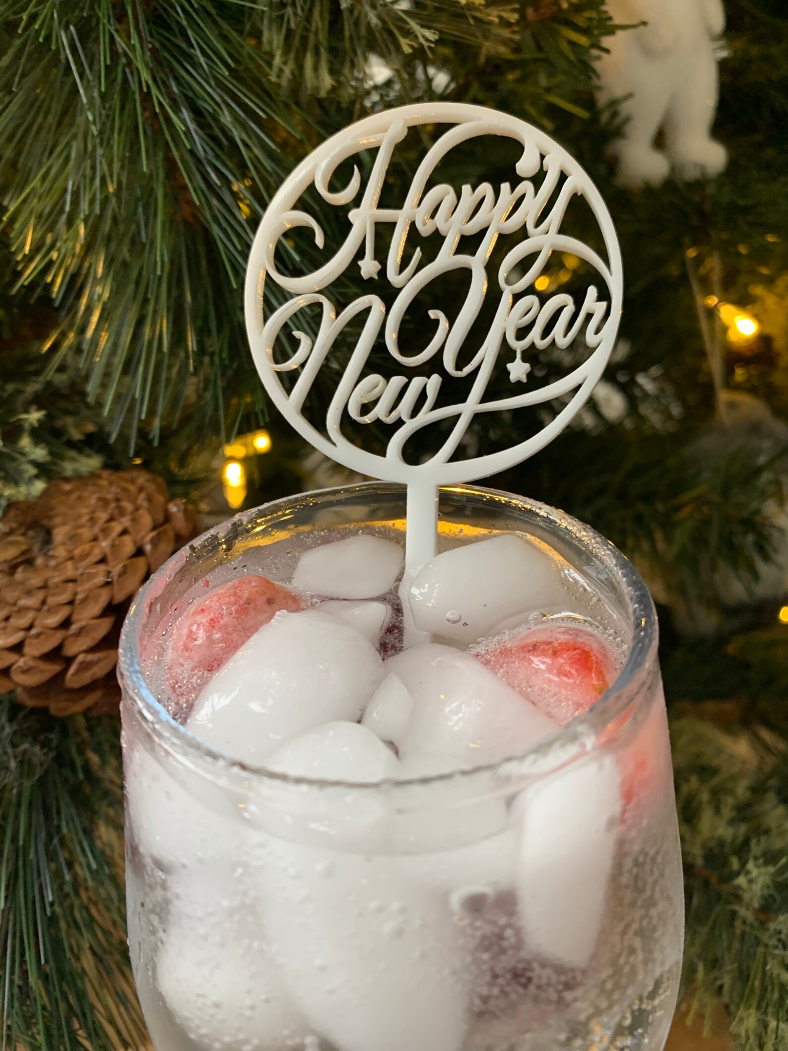 2022 Cocktail Stirrer SVG Files New Year Cocktail Stirrers - Etsy