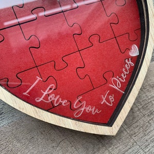 Valentine Puzzle SVG File, Valentines Day Puzzle Digital File, Love You ...