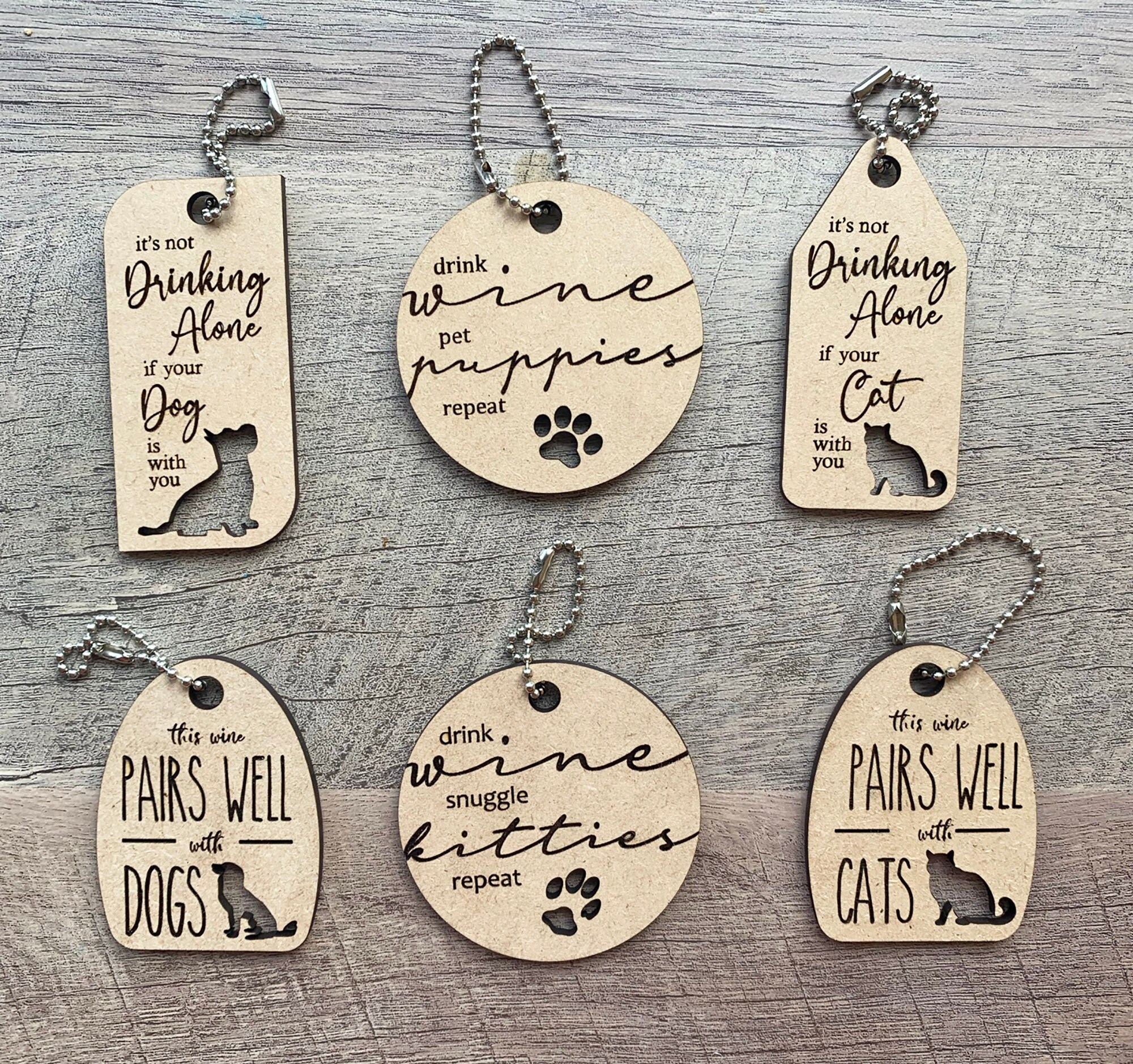 Wine Tag SVG Files Laser Engrave Svg Wine Tag Laser File - Etsy