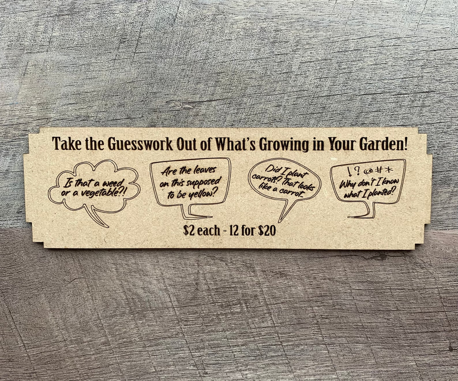 Garden Marker Display Stand SVG File Garden Marker Display - Etsy