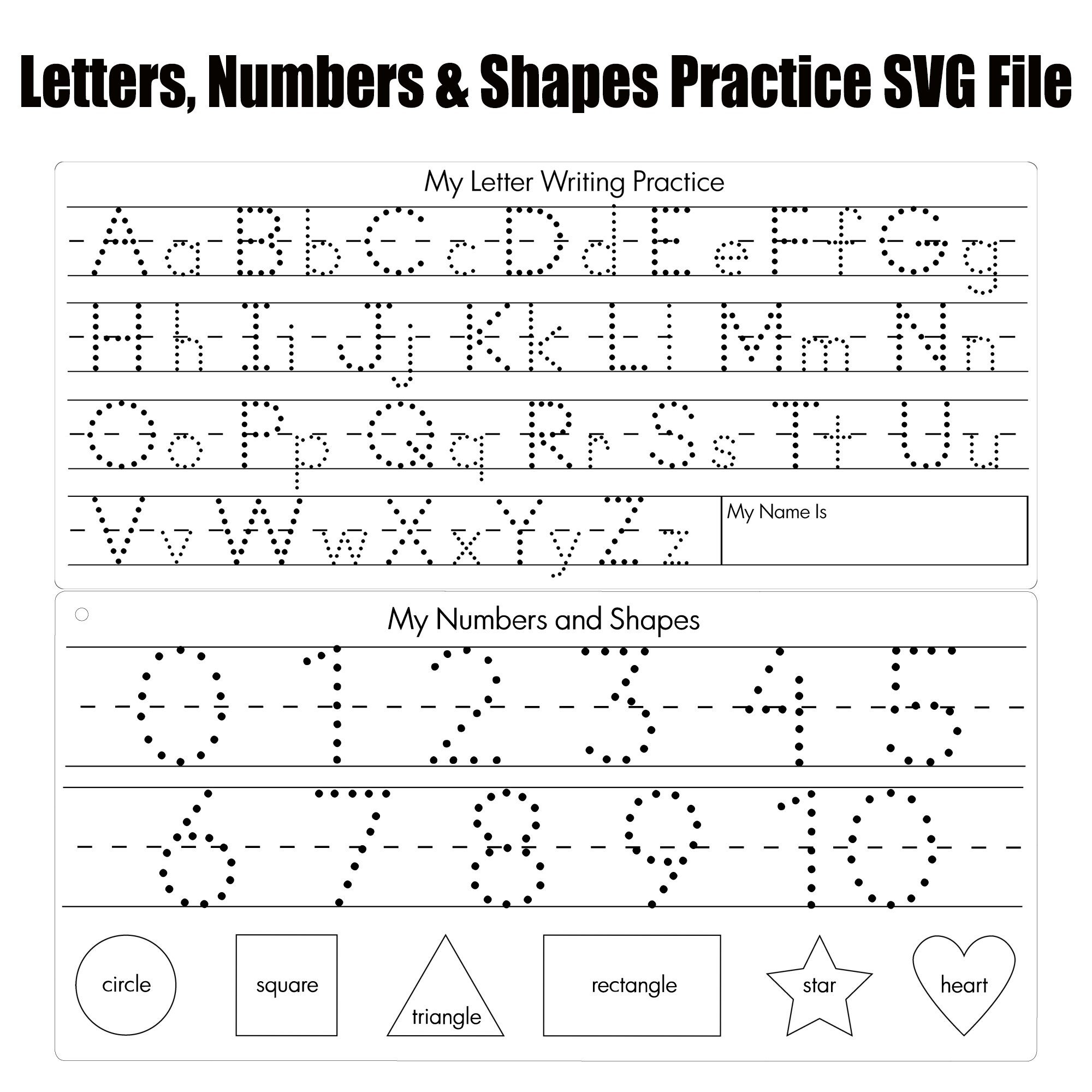 Letter Writing Practice Sheets
