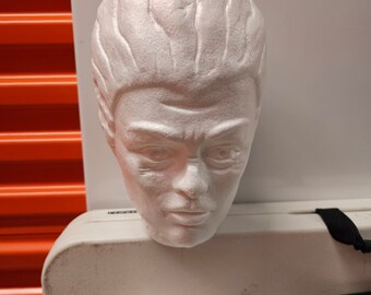 Styrofoam Head, Halloween Zombie Head, Paintable Foam, Party Prop ...