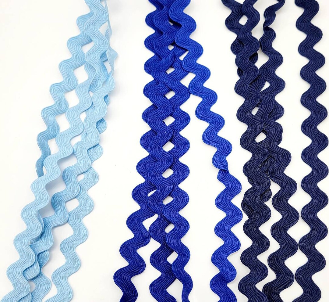 8 MM Ric Rac, Craft Ribbon, Textured Embellishment Ribbon, Craft ...
