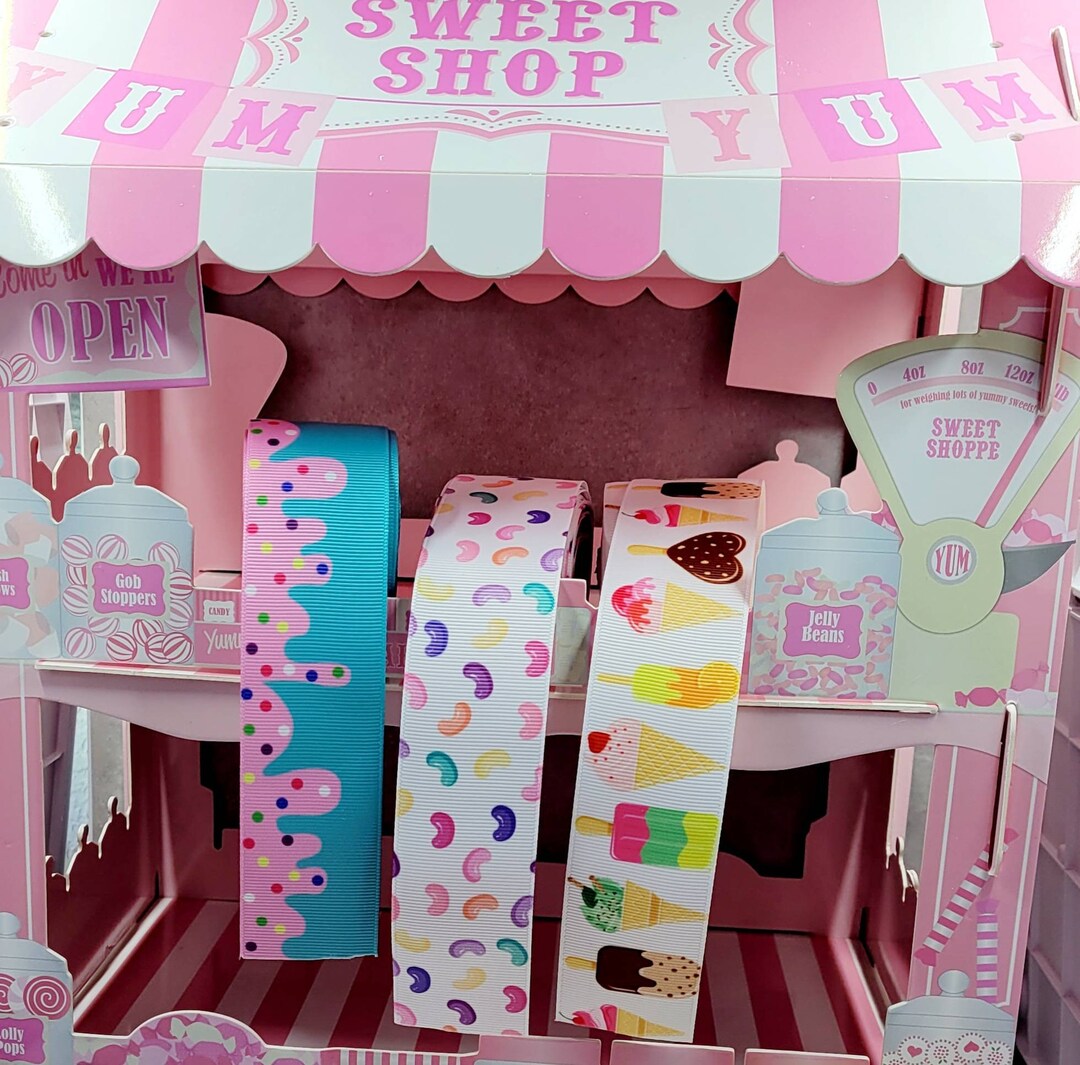 Grosgrain Ribbon, Printed Pattern Ribbon, 1.5 Inch, Wire Free, Hair Bow ...