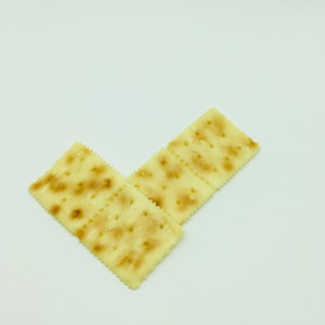 Crackers, Faux Saltine Crackers, Photo Props, Fake Food - Etsy