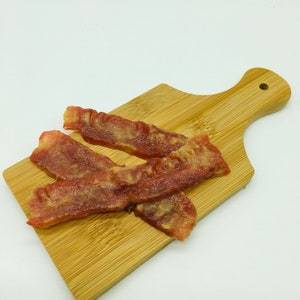 Faux Bacon Strips: Resin Fake Food Prop, Kitchen Decor - Etsy