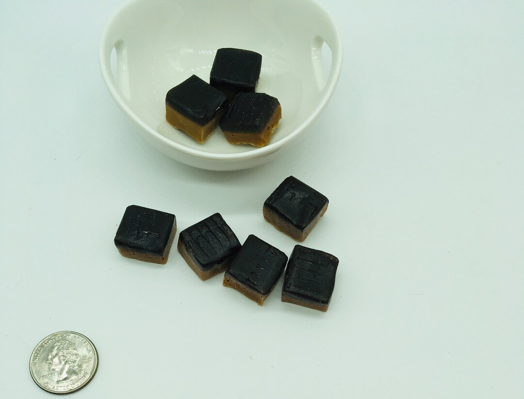 Faux Dark Chocolate Caramels, Fake Candy, Photo Props, Staging , Tiered ...
