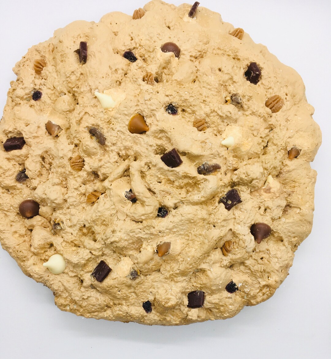 Faux Cookie With Chocolate & Nuts, Oversized Photo Prop, Kitchen ...