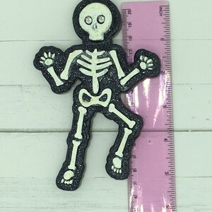 Skeleton, Ornaments, Glow in the Dark, Halloween Decorations, Wreath ...