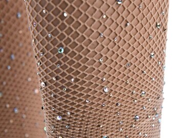Sheer Rhinestone Pantyhose - Etsy