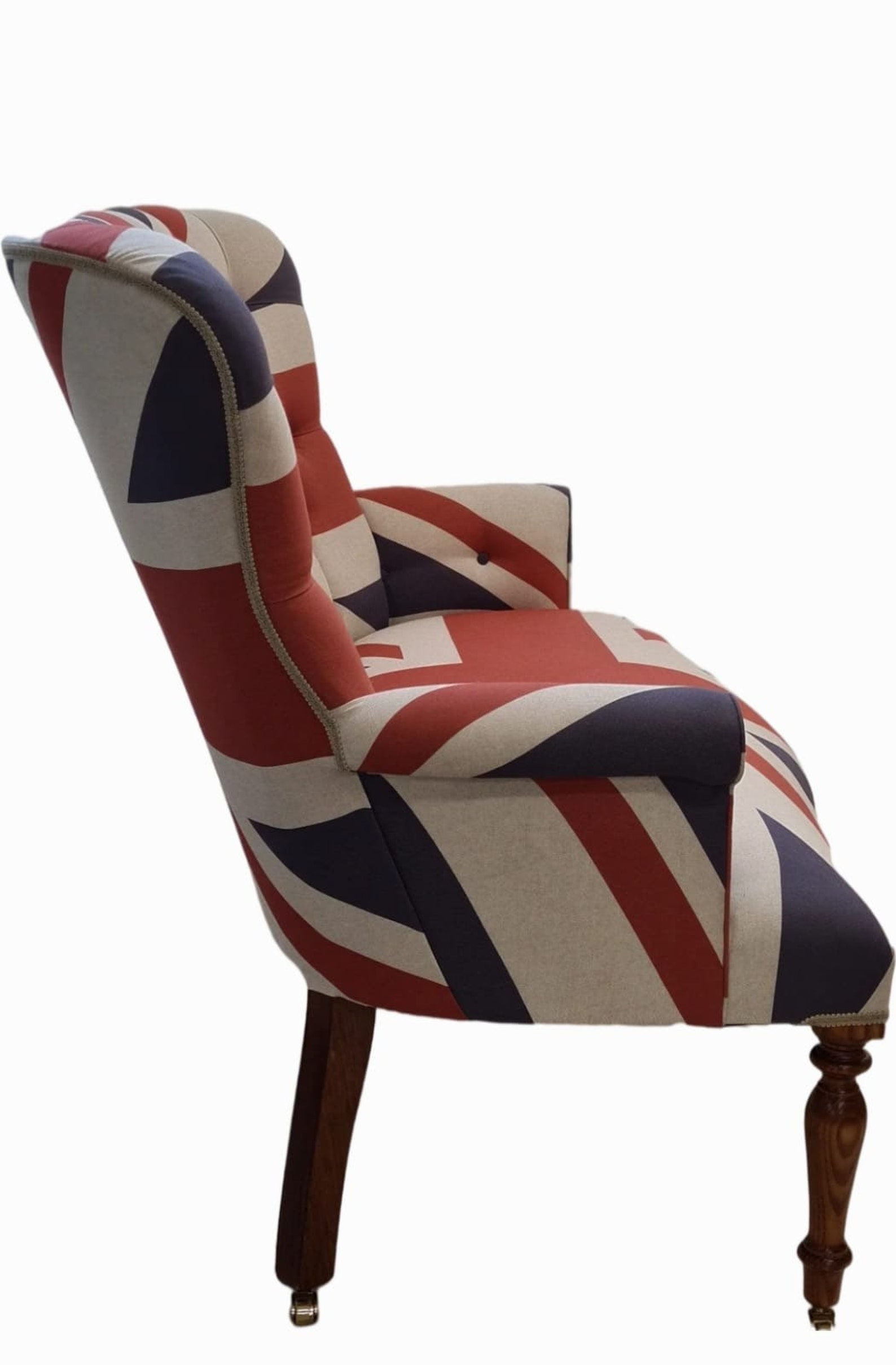 Small Two Seater Armchair Chair/sofa in A Vintage Style - Etsy UK