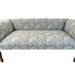 Occasional Small Sofa,bench, Seat Covered in a Printed Duck Egg Bird ...