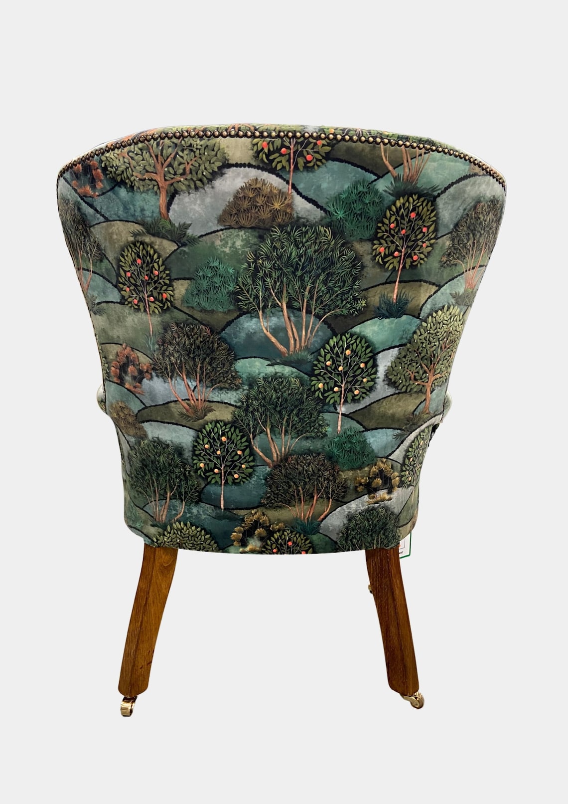 Armchair Chair Seat in a Printed Tree Design in Green on - Etsy UK
