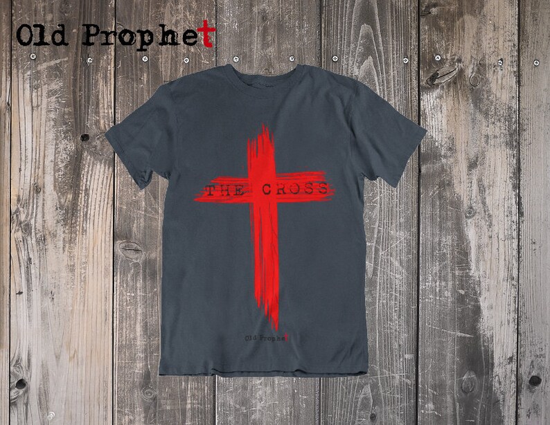 Grunge Cross / Christian T Shirts / Christian Shirts / | Etsy