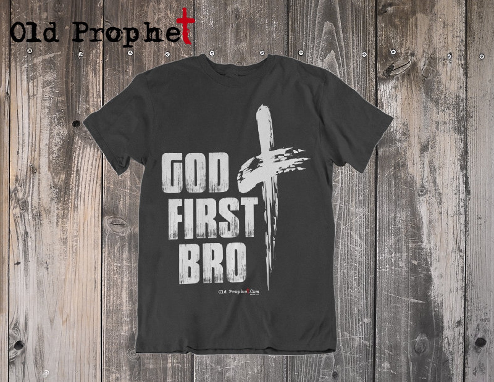 GOD FIRST BRO T-shirt Mens - Etsy