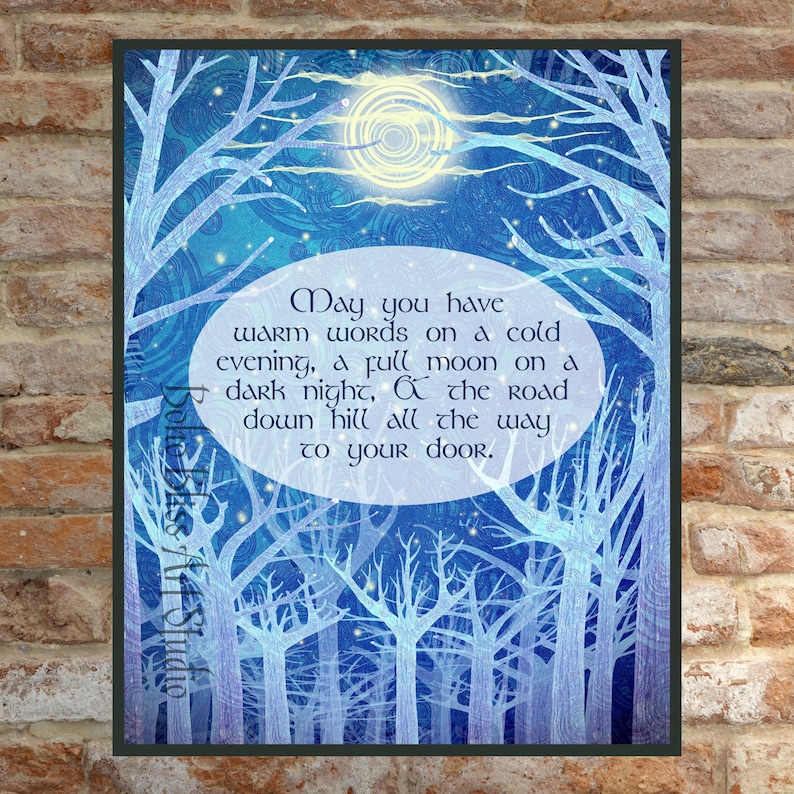 Irish Blessing May You Have Warm Words On A Cold Evening A Etsy UK irish-blessing-may-you-have-warm-words-on-a-cold-evening-a-etsy-uk
