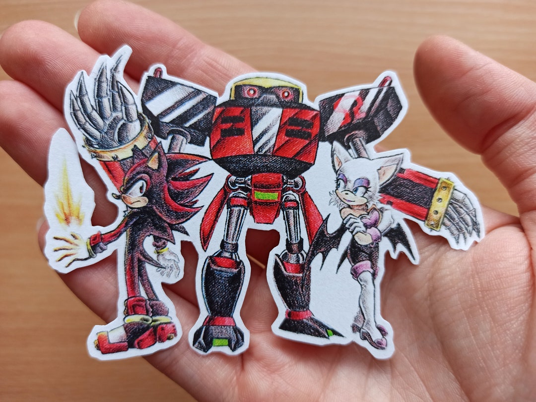 Team Dark Sonic Heroes Sticker - Etsy