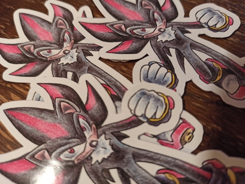 Shadow the Hedgehog Sonic the Hedgehog Sticker - Etsy
