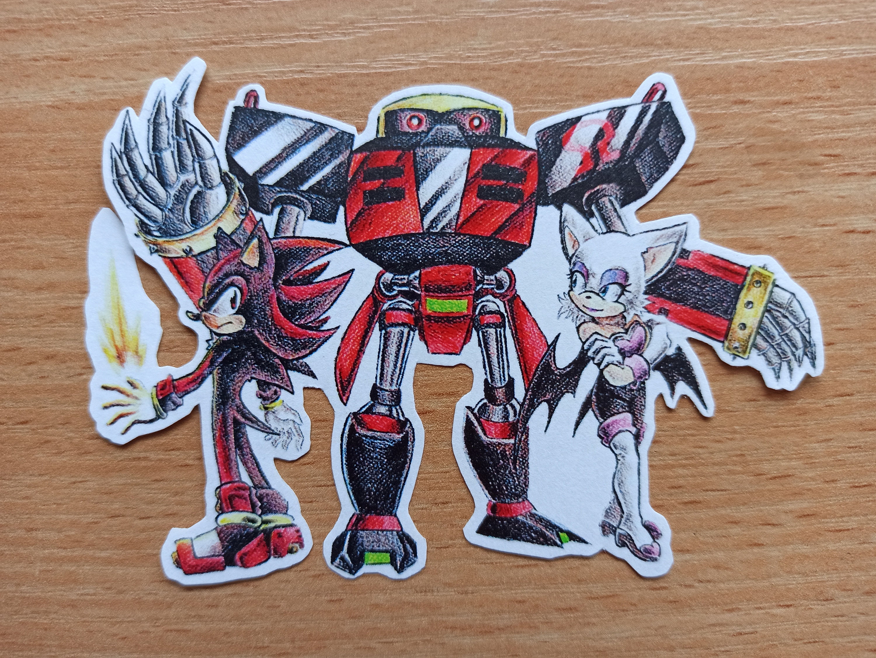 Team Dark Sonic Heroes Sticker - Etsy