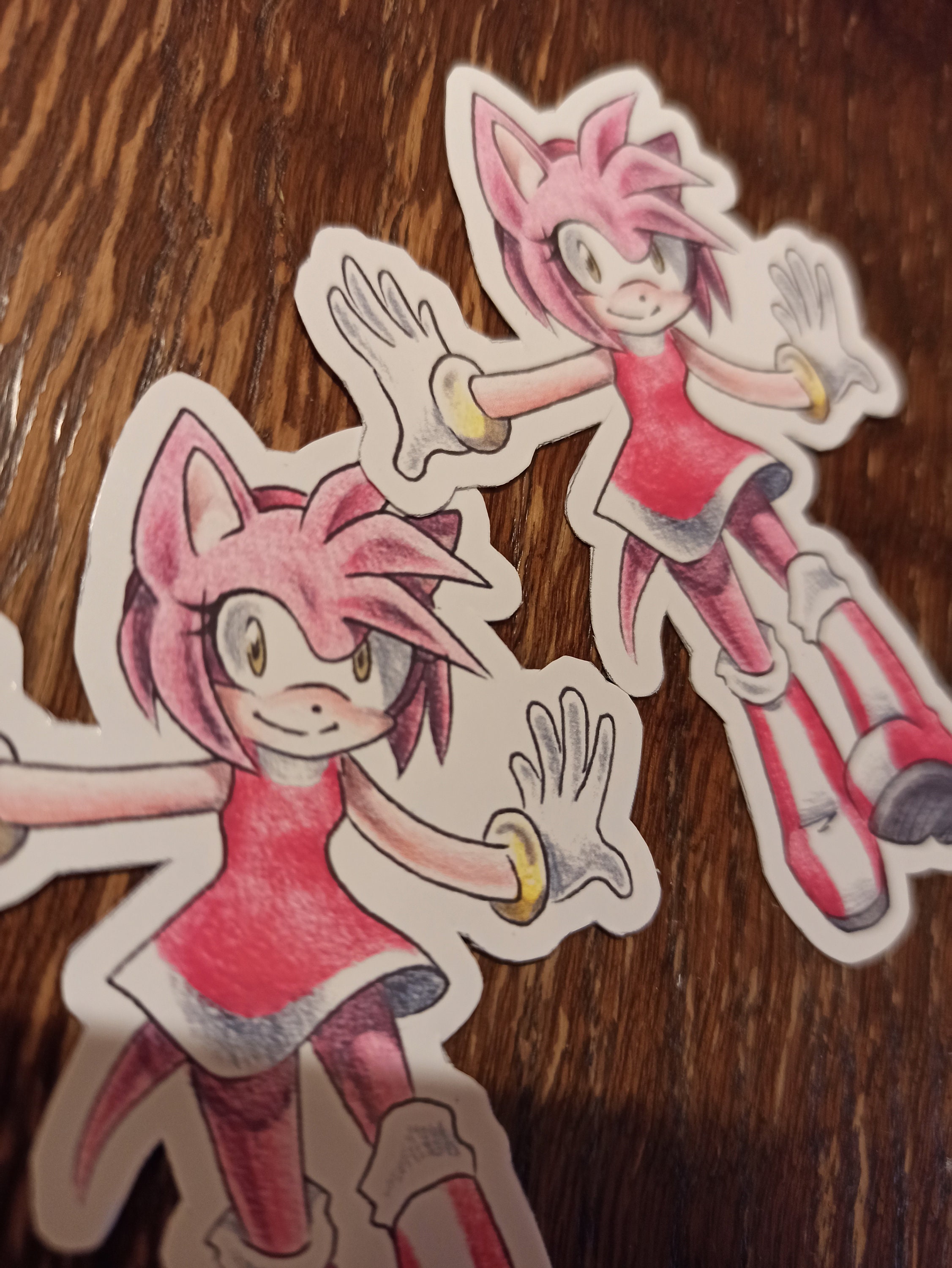 Amy Rose Sticker Sonic the Hedgehog Sticker - Etsy