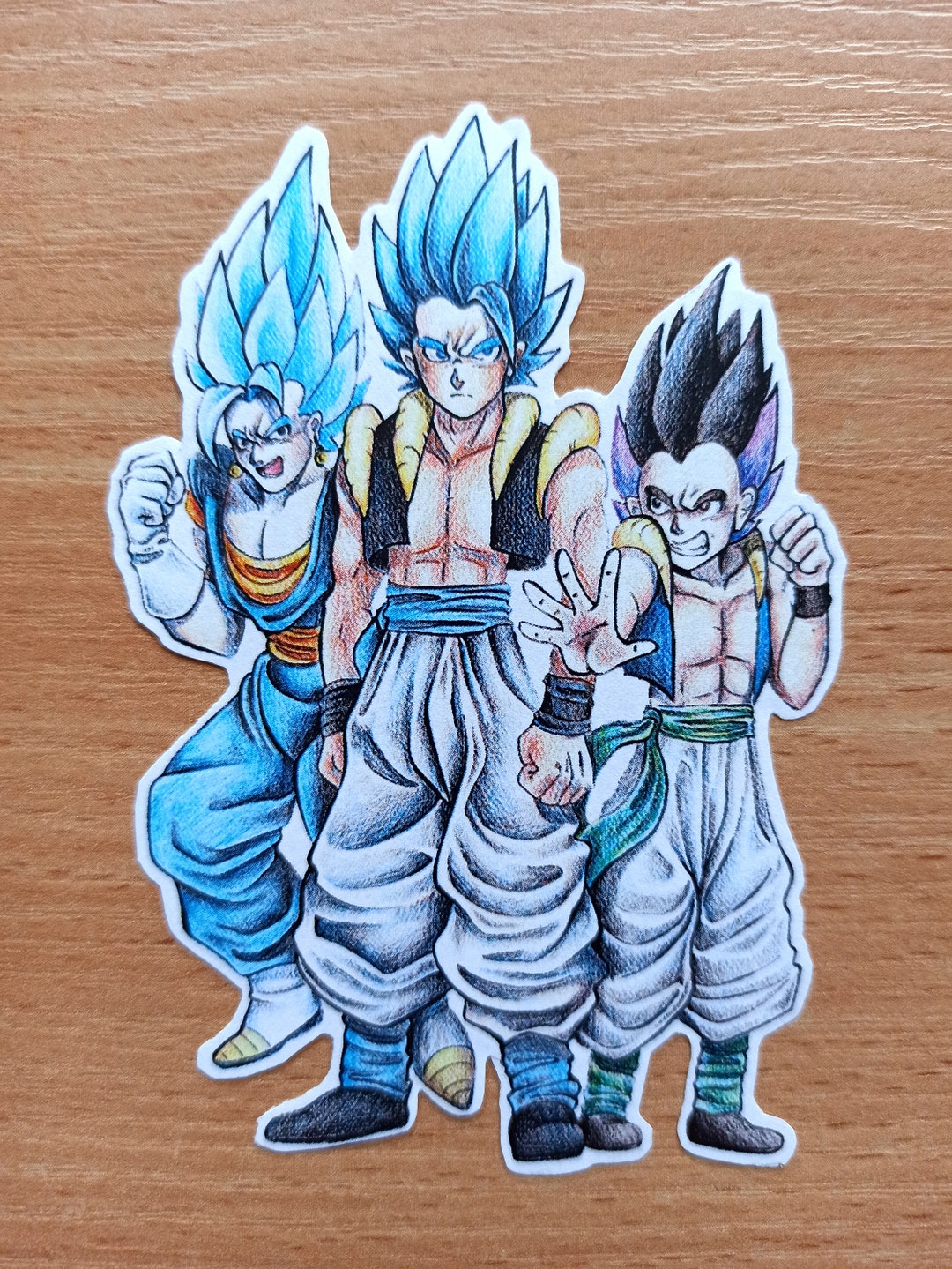 Dragon Ball Fusions Vegetto Gogeta Gotenks Sticker Sticker - Etsy