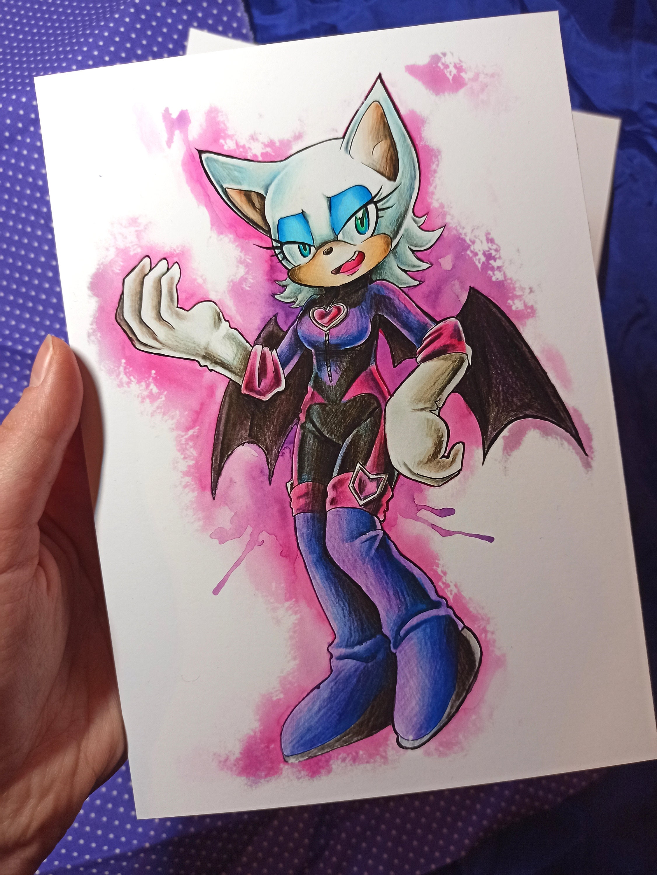 Rouge the Bat Sonic Prime Fanart Print - Etsy