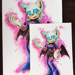 Rouge the Bat Sonic Prime Fanart Print - Etsy