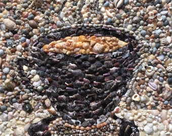 Sea shell art | Etsy