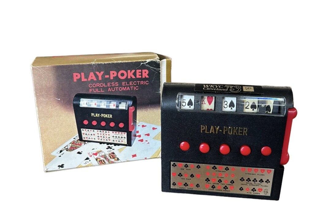 Poker Player Cordless Automatic 1971 Waco Japan WKYC NBC TV3 Cleveland ...