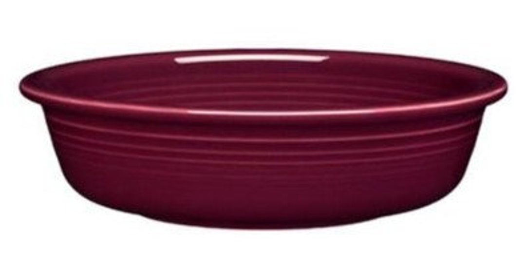 Fiesta Ware Claret maroon Purple Medium Soup Bowl 19oz Ceramic Dish HLC ...