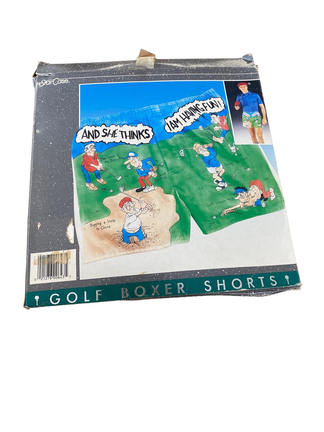 Men's Vintage Golfing Boxer Shorts Funny Gift Size M-L - Etsy