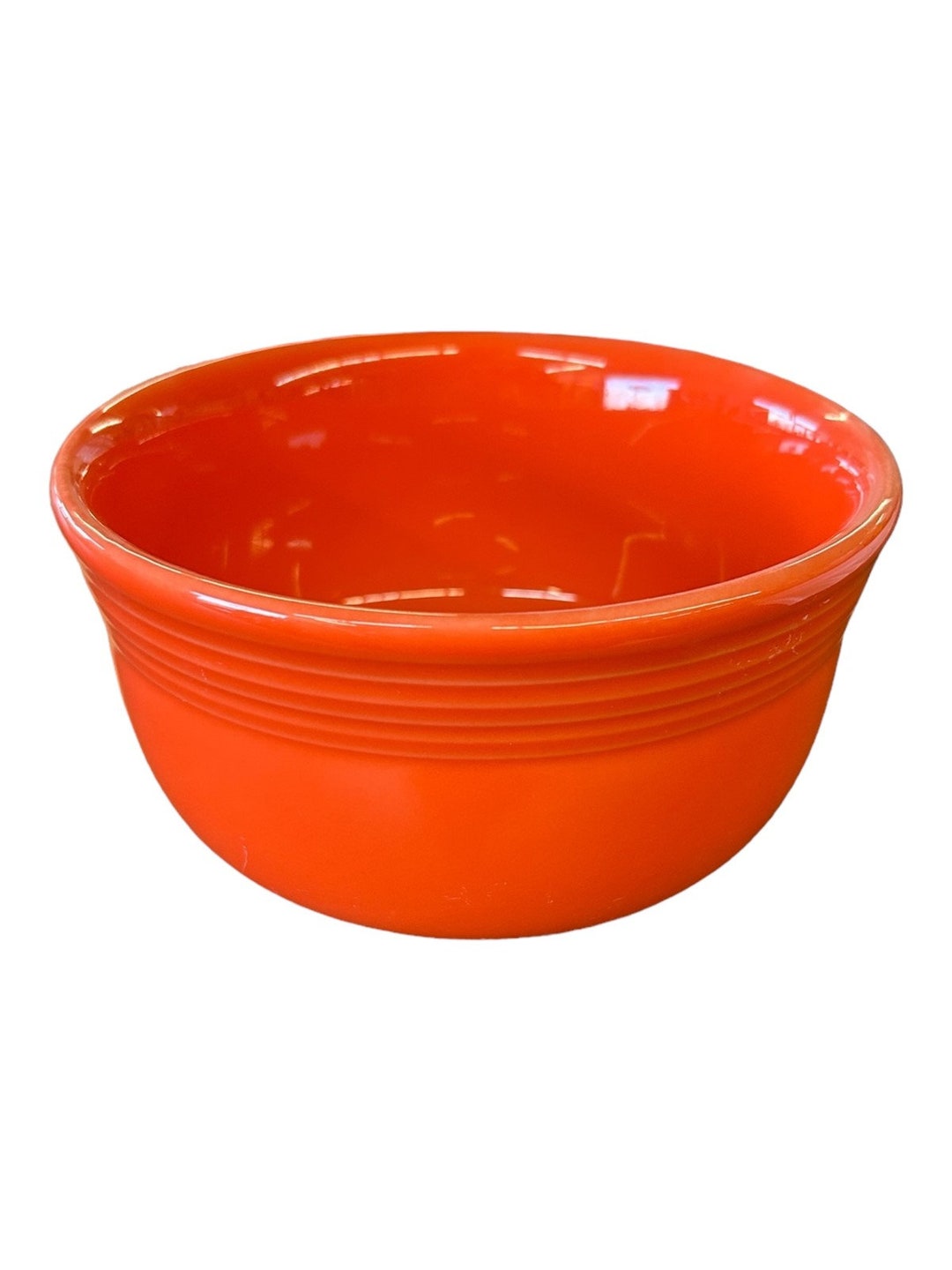 Fiesta - Poppy Orange Gusto Bowl Homer Laughlin Ceramic Dish ...