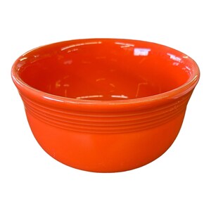 Fiesta - Poppy Orange Gusto Bowl Homer Laughlin Ceramic Dish ...