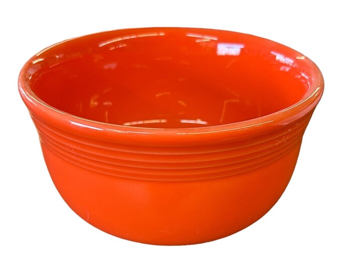 Fiesta - Poppy Orange Gusto Bowl Homer Laughlin Ceramic Dish ...