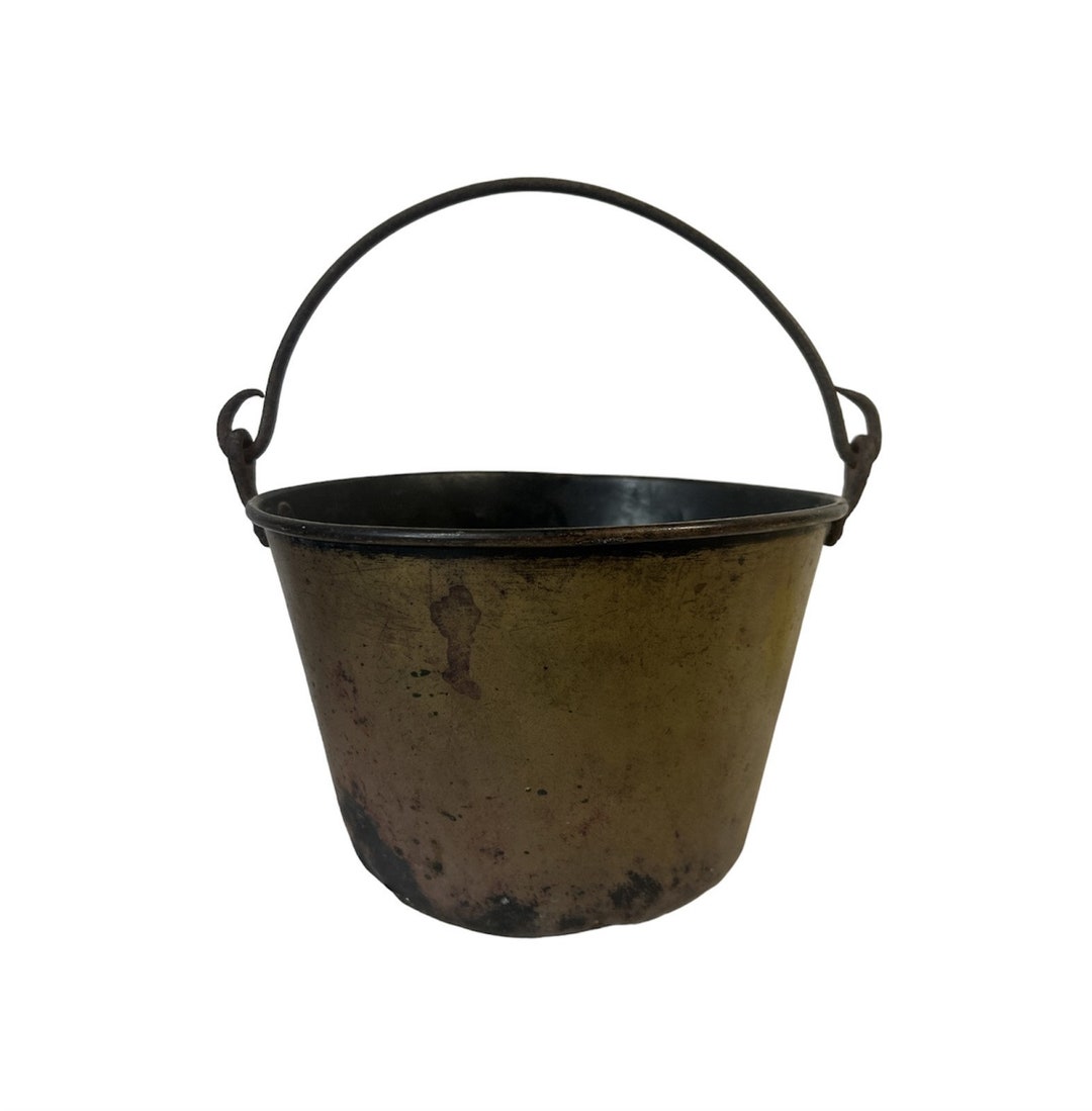 Authentic Brass Collectible Vintage Bucket/pail for Transportation and ...