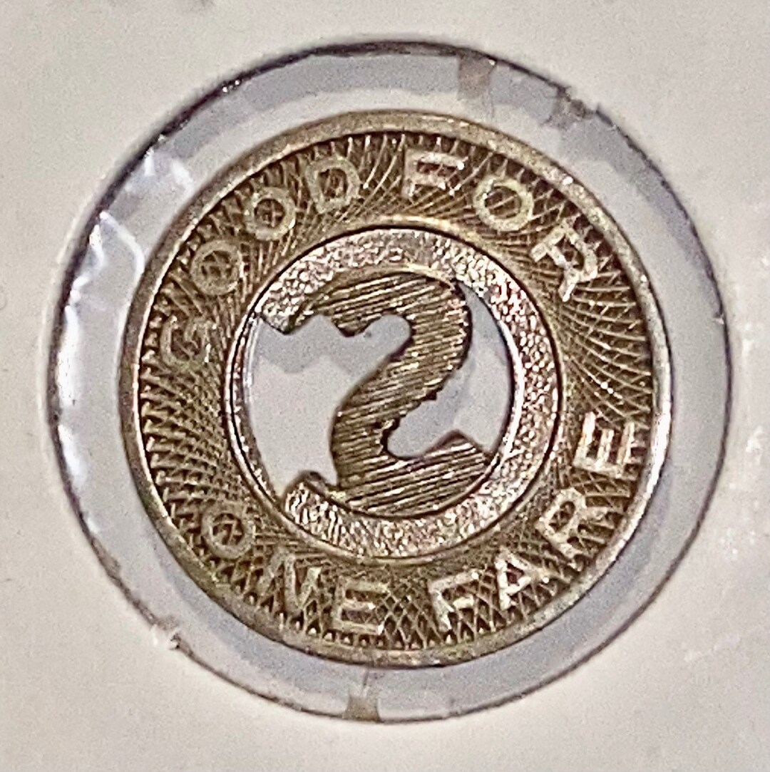 Colorado Springs Transit Railway Token Bus Company - Etsy