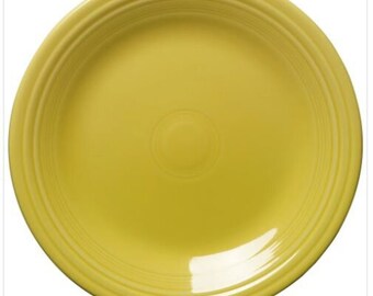 Sunflower Fiestaware Plate - Etsy