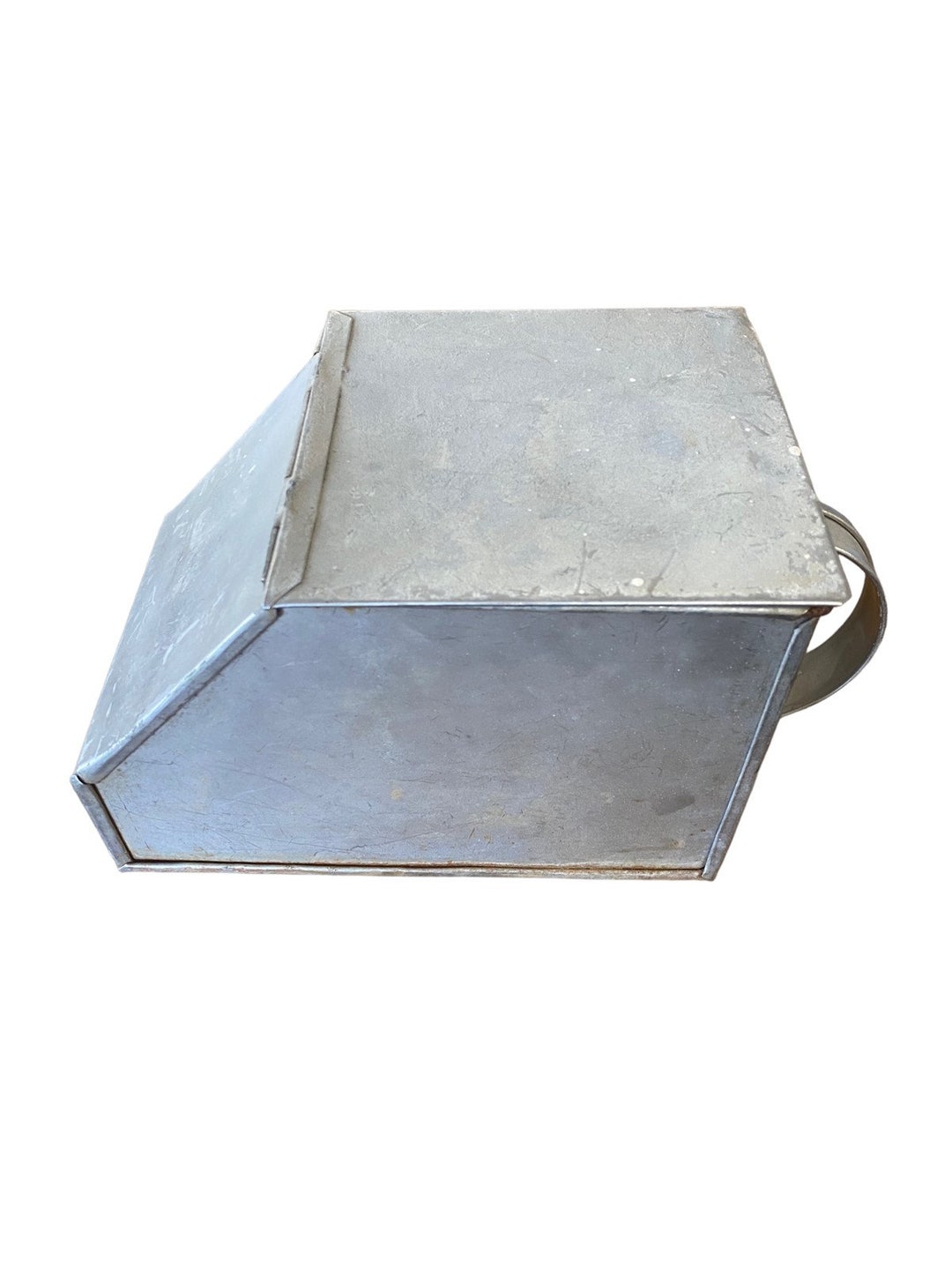 Vintage Metal Feed Container With Handle for Farm Animals - Etsy