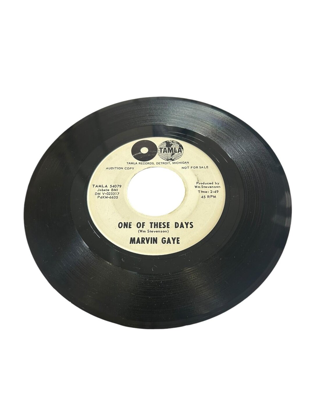Marvin Gaye "one of These Days"/"pride and Joy" Doubled Sided 7" Vinyl ...