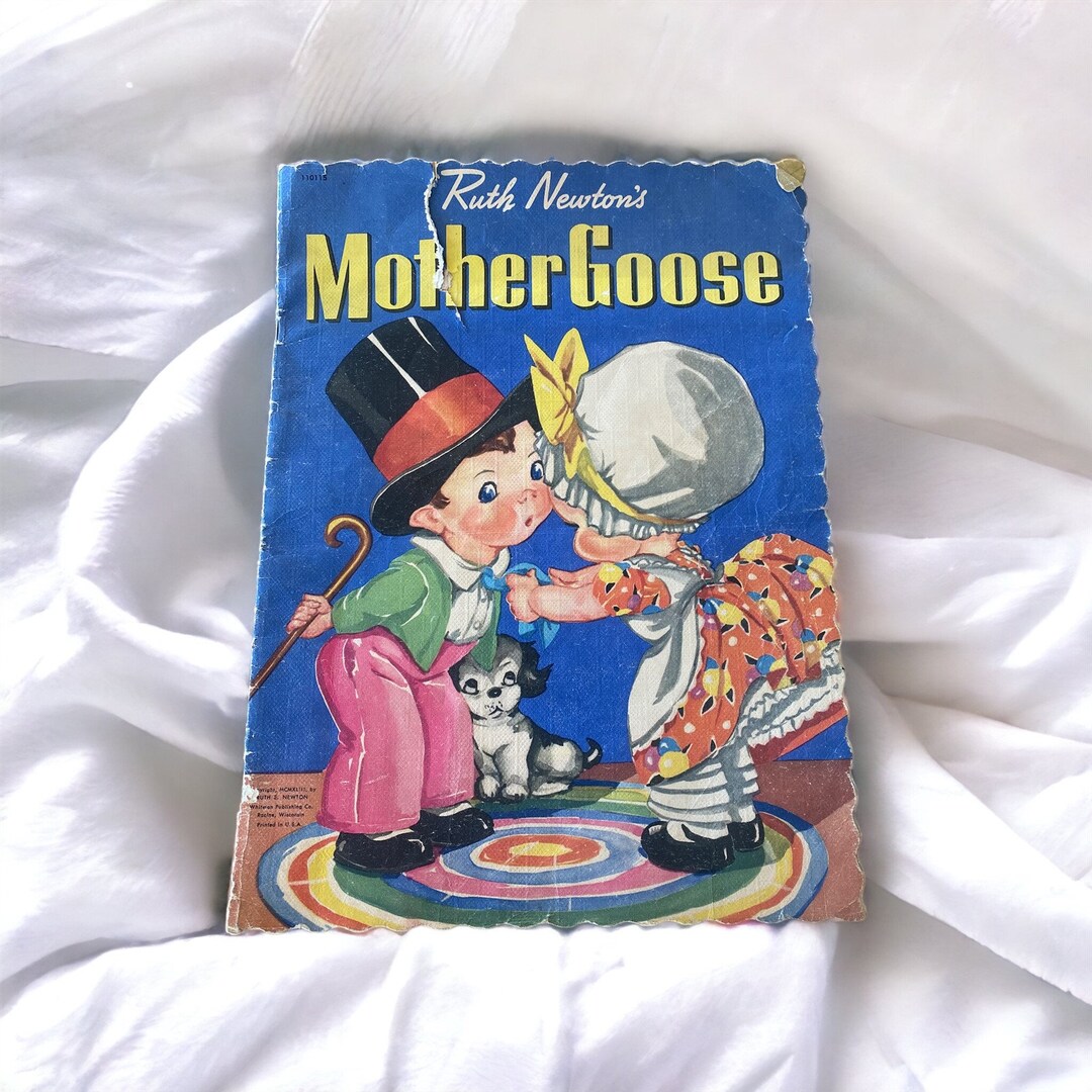 Ruth Newton's Mother Goose Antique 1943 Copy Paper Illustration ...