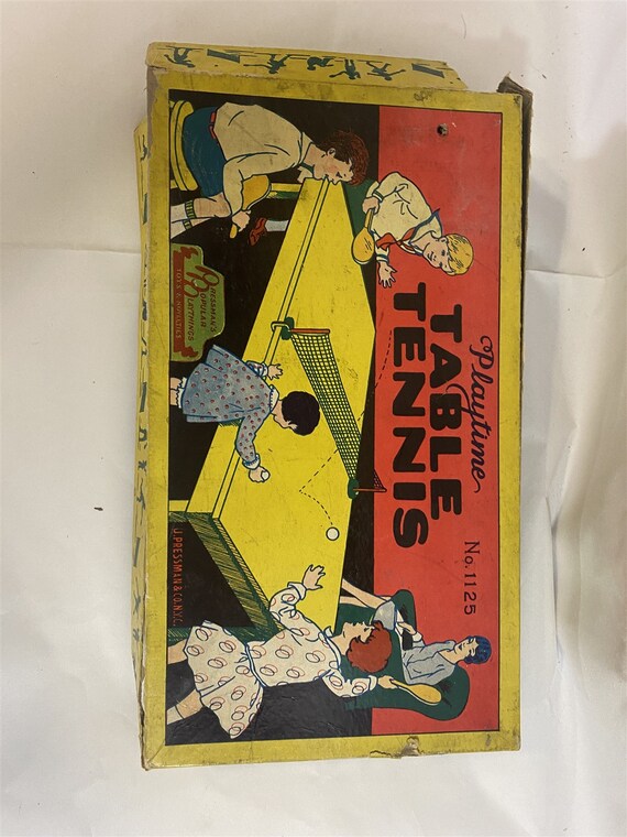 1940s Play Time Vintage Tennis Game Made by PRESSMANS - Etsy