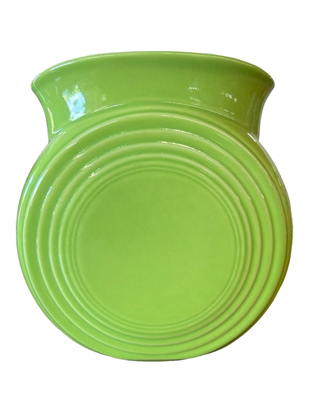 Fiesta - Chartreuse Green Millennium Vase II Y2K No Box Homer Laughlin ...