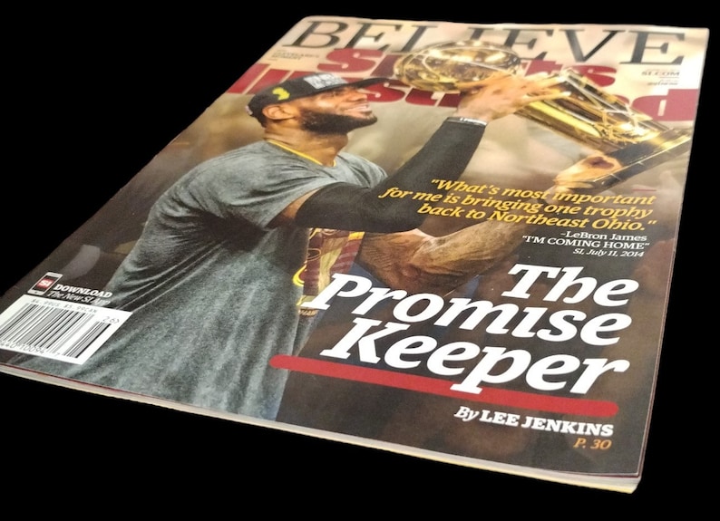 Believe Sports Illustrated the Promise Keeper Lebron James - Etsy